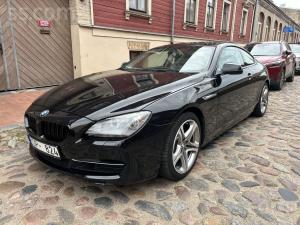 Melns BMW 640 2014 Rīga, ar dzinēja tilpumu 3.00 L un nobraukumu 187 tūkst. km par 17300 €, foto  vietnē AUTOMOTO.COM.LV