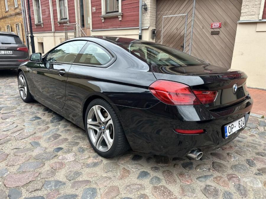 Melns BMW 640 2014 Rīga, ar dzinēja tilpumu 3.00 L un nobraukumu 187 tūkst. km par 17300 €, foto 3 vietnē AUTOMOTO.COM.LV
