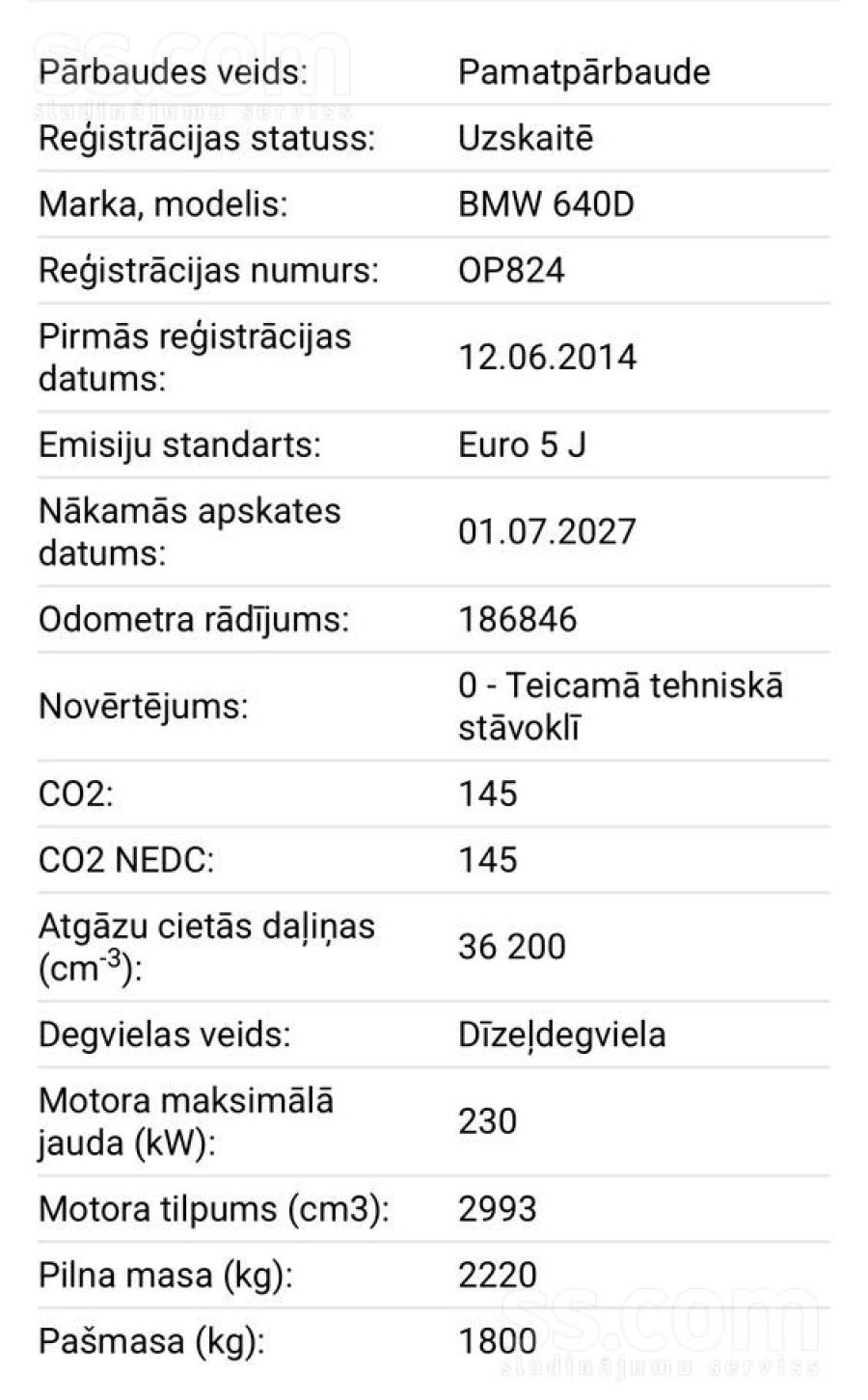 Melns BMW 640 2014 Rīga, ar dzinēja tilpumu 3.00 L un nobraukumu 187 tūkst. km par 17300 €, foto 11 vietnē AUTOMOTO.COM.LV