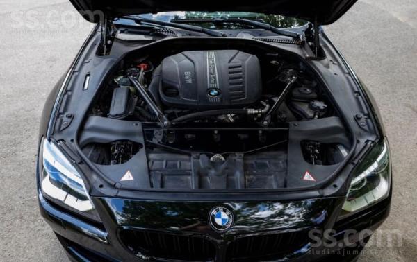 Black BMW 640 2014 in Aizkraukle, with an engine capacity of 3.00 L and mileage of 284 thousand km for 16000 €, photo 4 on AUTOMOTO.COM.LV