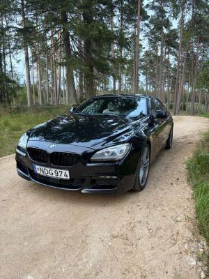 Black BMW 640 2014 in Telschi, with an engine capacity of 2.99 L and mileage of 201 thousand km for 14850 €, photo  on AUTOMOTO.COM.LV