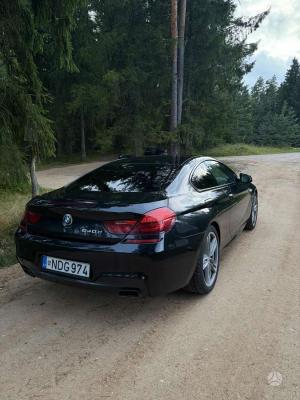 Black BMW 640 2014 in Telschi, with an engine capacity of 2.99 L and mileage of 201 thousand km for 14850 €, photo 5 on AUTOMOTO.COM.LV
