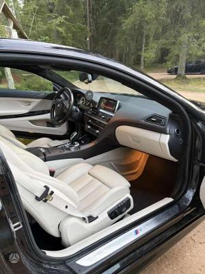 Black BMW 640 2014 in Telschi, with an engine capacity of 2.99 L and mileage of 201 thousand km for 14850 €, photo 8 on AUTOMOTO.COM.LV