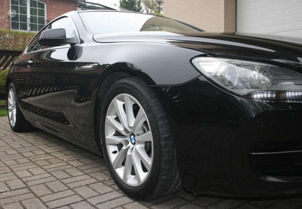 Black BMW 640 2014 in Klaipeda, with an engine capacity of 2.99 L and mileage of 321 thousand km for 13900 €, photo 6 on AUTOMOTO.COM.LV
