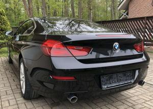 Black BMW 640 2014 in Klaipeda, with an engine capacity of 2.99 L and mileage of 321 thousand km for 13900 €, photo 19 on AUTOMOTO.COM.LV