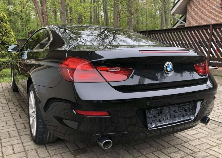 Black BMW 640 2014 in Klaipeda, with an engine capacity of 2.99 L and mileage of 321 thousand km for 13900 €, photo 19 on AUTOMOTO.COM.LV
