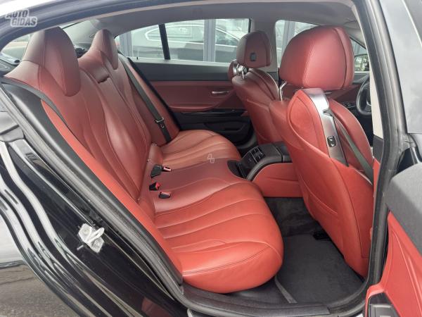 Melns BMW 640 2014 Viļņa, ar dzinēja tilpumu 3.00 L un nobraukumu 172 tūkst. km par 15450 €, foto 8 vietnē AUTOMOTO.COM.LV