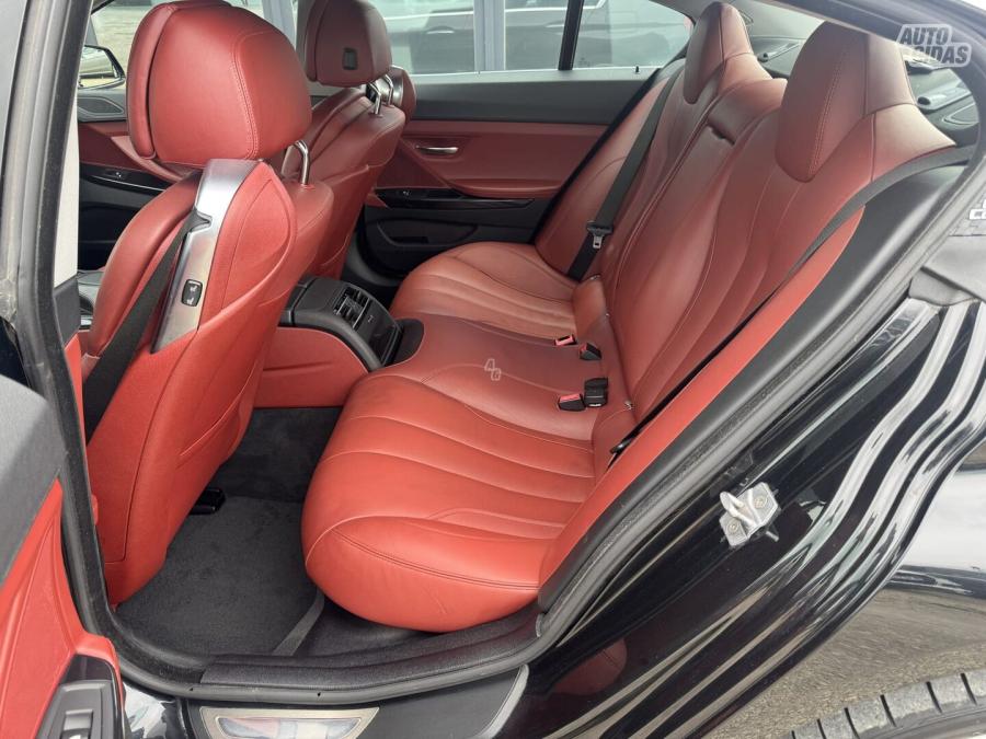 Melns BMW 640 2014 Viļņa, ar dzinēja tilpumu 3.00 L un nobraukumu 172 tūkst. km par 15450 €, foto 7 vietnē AUTOMOTO.COM.LV