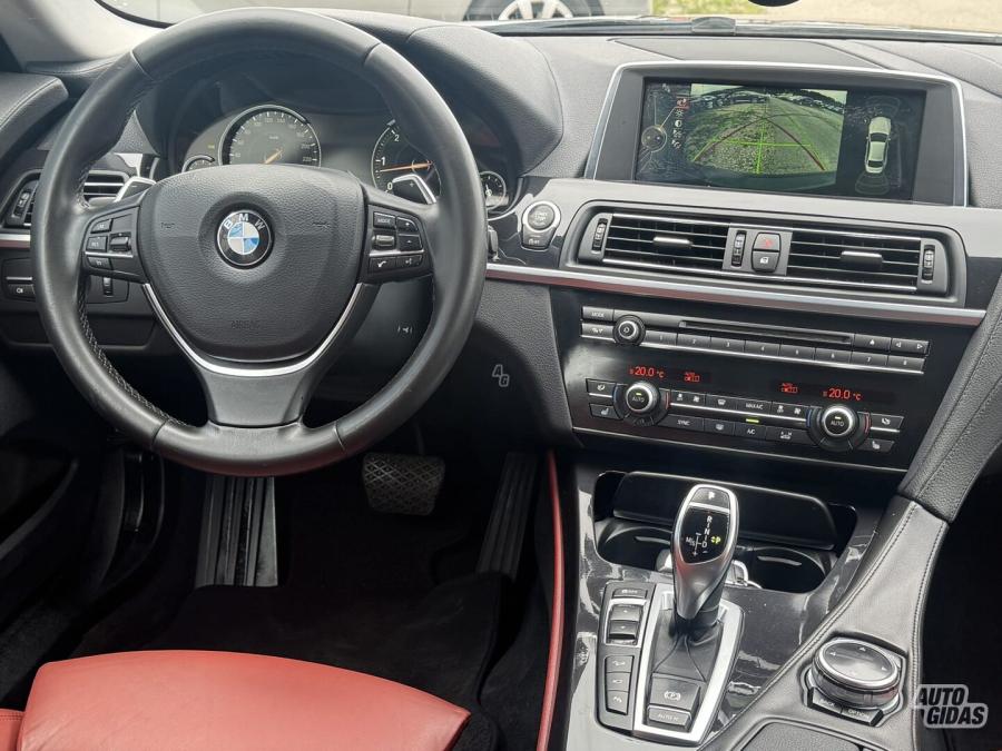 Melns BMW 640 2014 Viļņa, ar dzinēja tilpumu 3.00 L un nobraukumu 172 tūkst. km par 15450 €, foto 12 vietnē AUTOMOTO.COM.LV