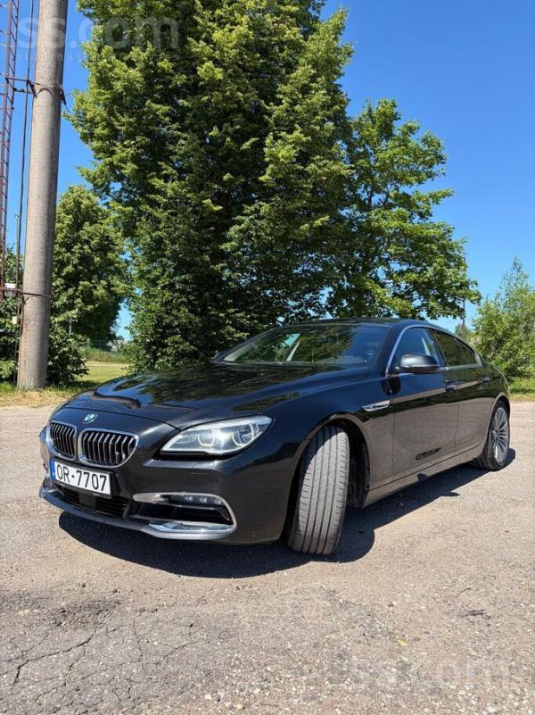 Melns BMW 640 2015 Rīga, ar dzinēja tilpumu 3.00 L un nobraukumu 322 tūkst. km par 19500 €, foto 1 vietnē AUTOMOTO.COM.LV