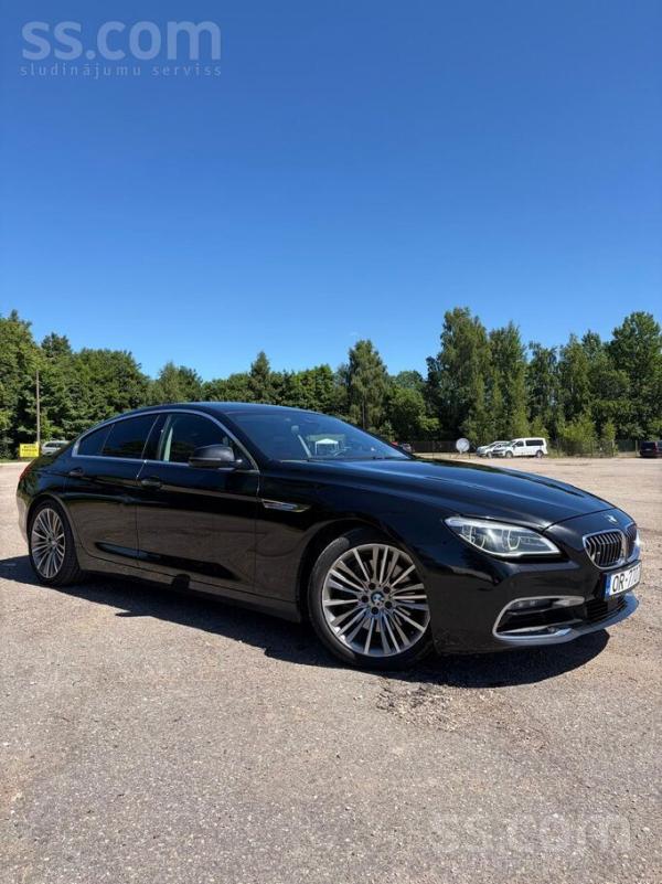 Melns BMW 640 2015 Rīga, ar dzinēja tilpumu 3.00 L un nobraukumu 322 tūkst. km par 19500 €, foto 2 vietnē AUTOMOTO.COM.LV