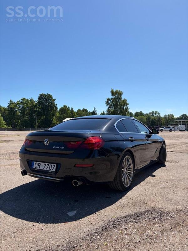Melns BMW 640 2015 Rīga, ar dzinēja tilpumu 3.00 L un nobraukumu 322 tūkst. km par 19500 €, foto 3 vietnē AUTOMOTO.COM.LV