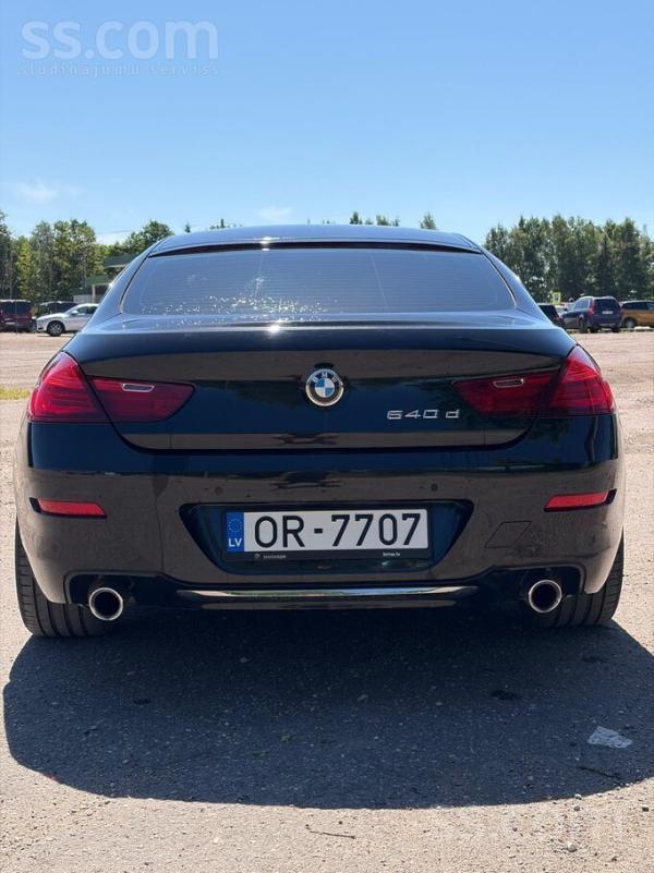 Melns BMW 640 2015 Rīga, ar dzinēja tilpumu 3.00 L un nobraukumu 322 tūkst. km par 19500 €, foto 5 vietnē AUTOMOTO.COM.LV