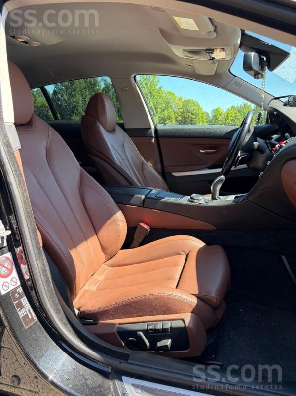Melns BMW 640 2015 Rīga, ar dzinēja tilpumu 3.00 L un nobraukumu 322 tūkst. km par 19500 €, foto 8 vietnē AUTOMOTO.COM.LV