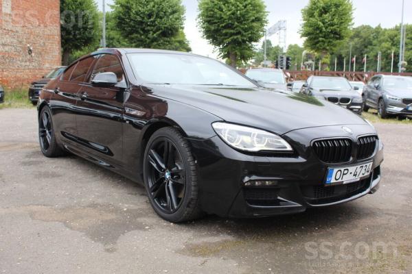 Black BMW 640 2015 in Liepaja, with an engine capacity of 3.00 L and mileage of 230 thousand km for 20000 €, photo 1 on AUTOMOTO.COM.LV