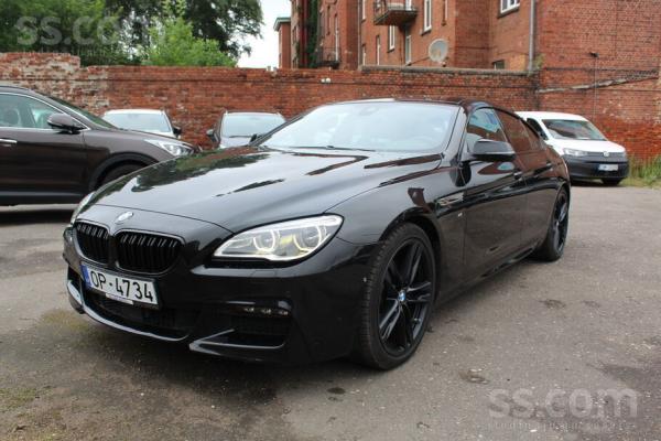 Black BMW 640 2015 in Liepaja, with an engine capacity of 3.00 L and mileage of 230 thousand km for 20000 €, photo 2 on AUTOMOTO.COM.LV