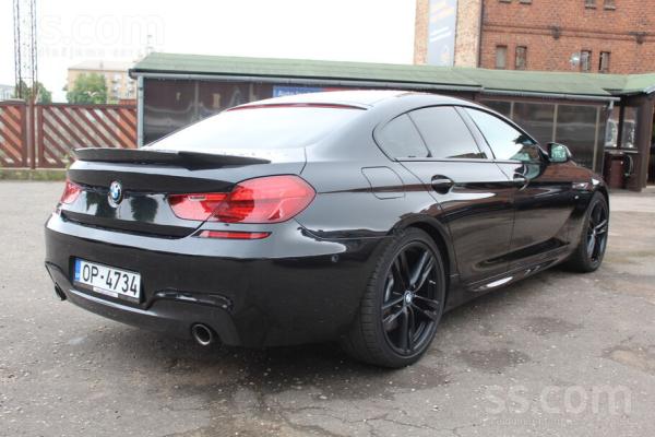 Black BMW 640 2015 in Liepaja, with an engine capacity of 3.00 L and mileage of 230 thousand km for 20000 €, photo 4 on AUTOMOTO.COM.LV