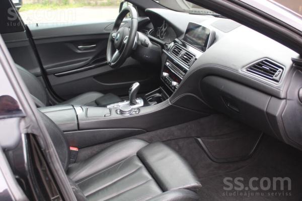 Black BMW 640 2015 in Liepaja, with an engine capacity of 3.00 L and mileage of 230 thousand km for 20000 €, photo 7 on AUTOMOTO.COM.LV