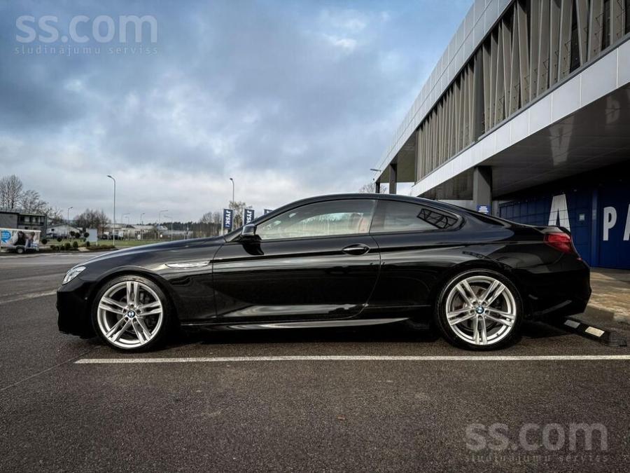 Black BMW 640 2017 in Riga, with an engine capacity of 3.00 L and mileage of 115 thousand km for 23500 €, photo 6 on AUTOMOTO.COM.LV