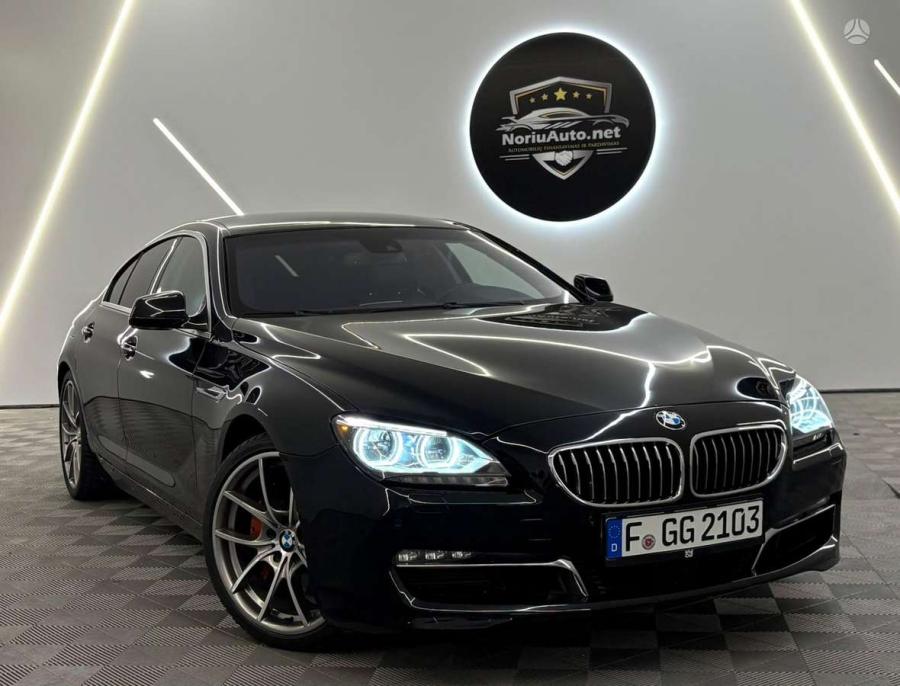 Melns BMW 640 2012 Marijampole, ar dzinēja tilpumu 2.99 L un nobraukumu 228 tūkst. km par 14650 €, foto 1 vietnē AUTOMOTO.COM.LV