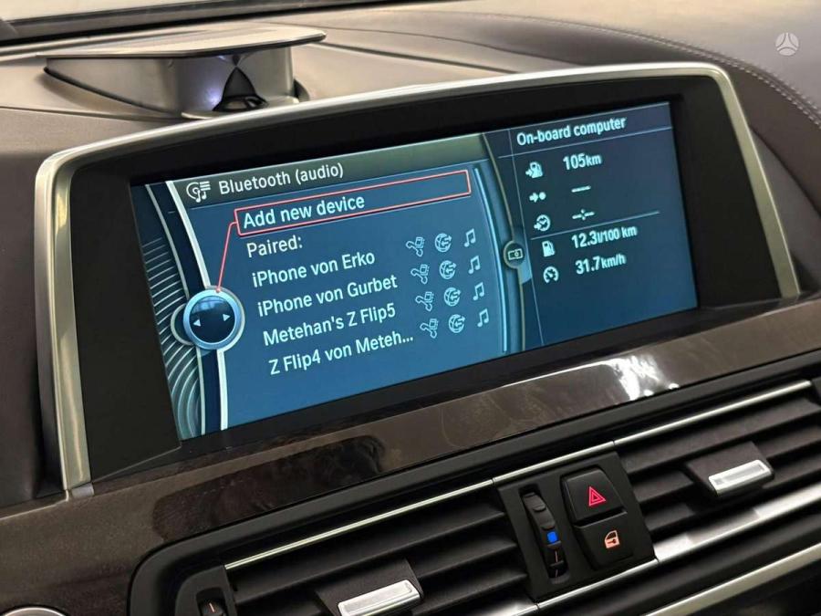 Melns BMW 640 2012 Marijampole, ar dzinēja tilpumu 2.99 L un nobraukumu 228 tūkst. km par 14650 €, foto 8 vietnē AUTOMOTO.COM.LV