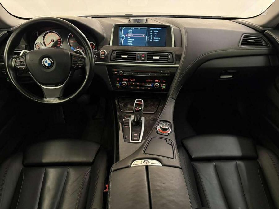 Melns BMW 640 2012 Marijampole, ar dzinēja tilpumu 2.99 L un nobraukumu 228 tūkst. km par 14650 €, foto 17 vietnē AUTOMOTO.COM.LV
