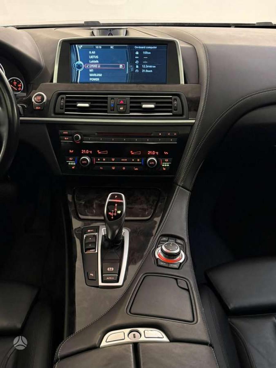 Melns BMW 640 2012 Marijampole, ar dzinēja tilpumu 2.99 L un nobraukumu 228 tūkst. km par 14650 €, foto 18 vietnē AUTOMOTO.COM.LV
