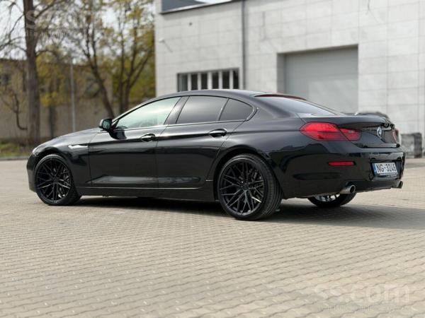 Black BMW 640 2012 in Kuldiga, with an engine capacity of 3.00 L and mileage of 163 thousand km for 18000 €, photo 1 on AUTOMOTO.COM.LV