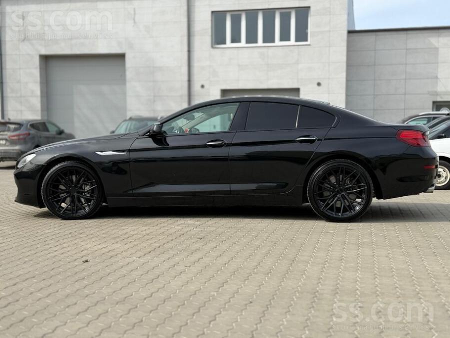 Black BMW 640 2012 in Kuldiga, with an engine capacity of 3.00 L and mileage of 163 thousand km for 18000 €, photo 3 on AUTOMOTO.COM.LV