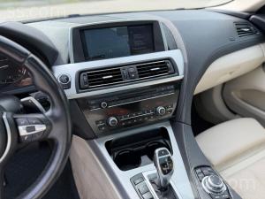 Black BMW 640 2012 in Kuldiga, with an engine capacity of 3.00 L and mileage of 163 thousand km for 18000 €, photo 21 on AUTOMOTO.COM.LV