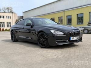 Black BMW 640 2012 in Kuldiga, with an engine capacity of 3.00 L and mileage of 163 thousand km for 18000 €, photo 29 on AUTOMOTO.COM.LV