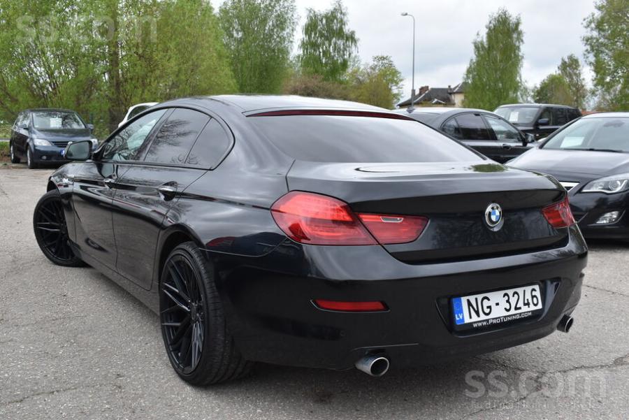 Melns BMW 640 2012 Kuldīga, ar dzinēja tilpumu 3.00 L un nobraukumu 0 tūkst. km par 17990 €, foto 4 vietnē AUTOMOTO.COM.LV