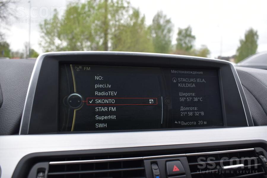 Melns BMW 640 2012 Kuldīga, ar dzinēja tilpumu 3.00 L un nobraukumu 0 tūkst. km par 17990 €, foto 12 vietnē AUTOMOTO.COM.LV