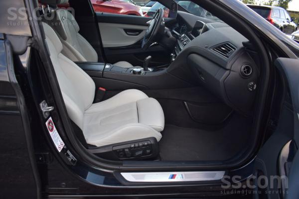 Black BMW 640 2012 in Kuldiga, with an engine capacity of 3.00 L and mileage of 0 thousand km for 16690 €, photo 6 on AUTOMOTO.COM.LV