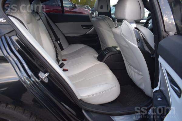 Black BMW 640 2012 in Kuldiga, with an engine capacity of 3.00 L and mileage of 0 thousand km for 16690 €, photo 7 on AUTOMOTO.COM.LV
