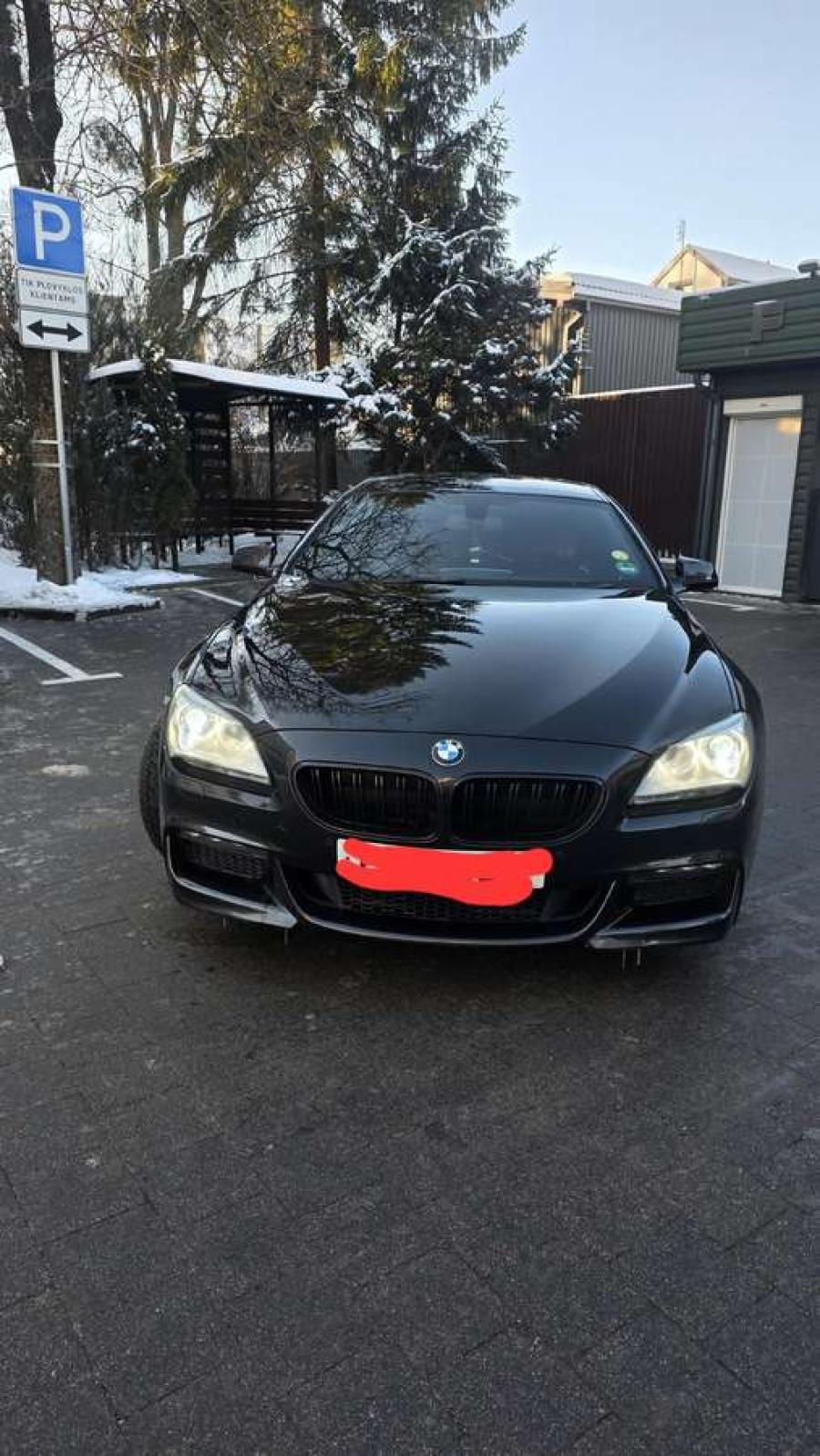 Black BMW 640 2013 in Kaunas, with an engine capacity of 2.99 L and mileage of 160 thousand km for 9000 €, photo 1 on AUTOMOTO.COM.LV