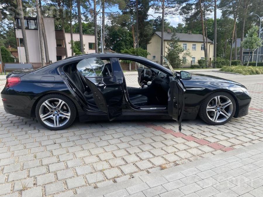 Black BMW 640 2013 in Riga, with an engine capacity of 3.00 L and mileage of 288 thousand km for 13500 €, photo 6 on AUTOMOTO.COM.LV