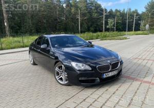 Black BMW 640 2013 in Riga, with an engine capacity of 3.00 L and mileage of 288 thousand km for 13500 €, photo 7 on AUTOMOTO.COM.LV