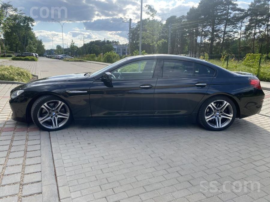 Black BMW 640 2013 in Riga, with an engine capacity of 3.00 L and mileage of 288 thousand km for 13500 €, photo 8 on AUTOMOTO.COM.LV