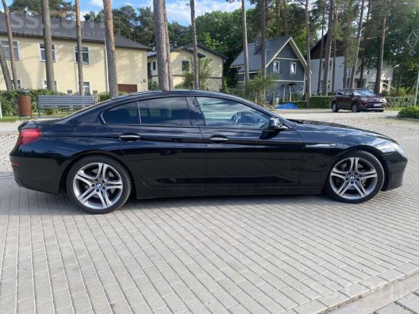 Black BMW 640 2013 in Riga, with an engine capacity of 3.00 L and mileage of 288 thousand km for 13500 €, photo 8 on AUTOMOTO.COM.LV
