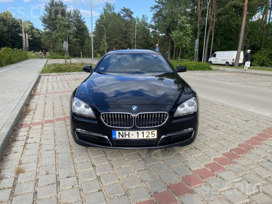 Black BMW 640 2013 in Riga, with an engine capacity of 3.00 L and mileage of 288 thousand km for 13500 €, photo 11 on AUTOMOTO.COM.LV