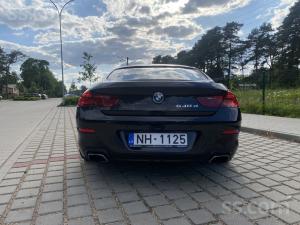 Black BMW 640 2013 in Riga, with an engine capacity of 3.00 L and mileage of 288 thousand km for 13500 €, photo 12 on AUTOMOTO.COM.LV