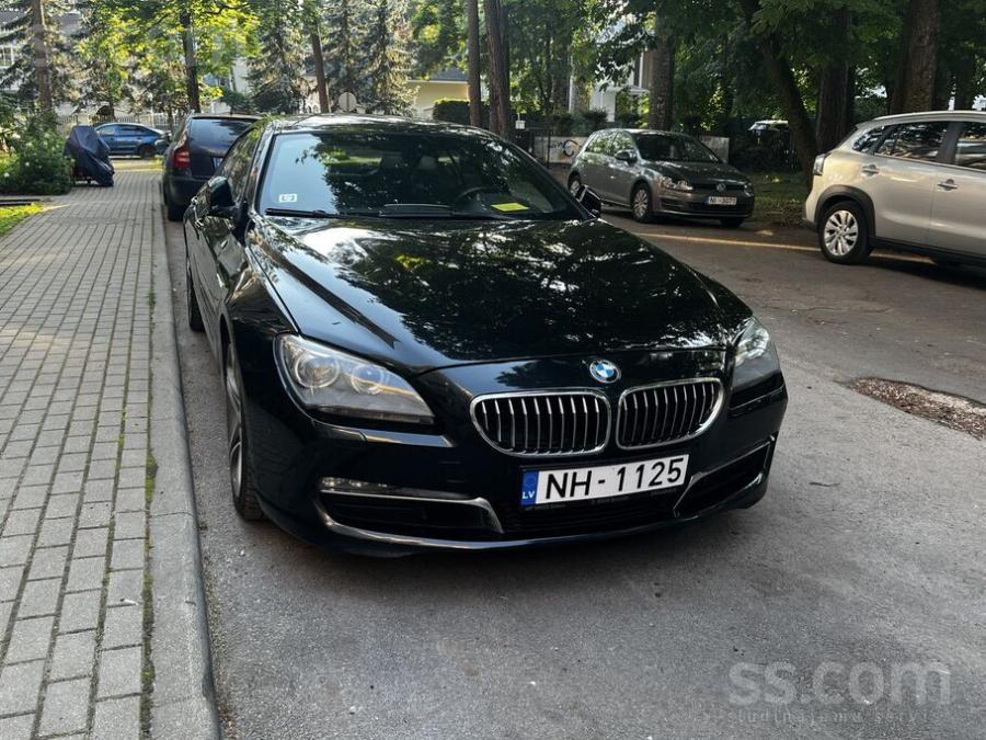 Black BMW 640 2013 in Riga, with an engine capacity of 3.00 L and mileage of 288 thousand km for 13500 €, photo 23 on AUTOMOTO.COM.LV