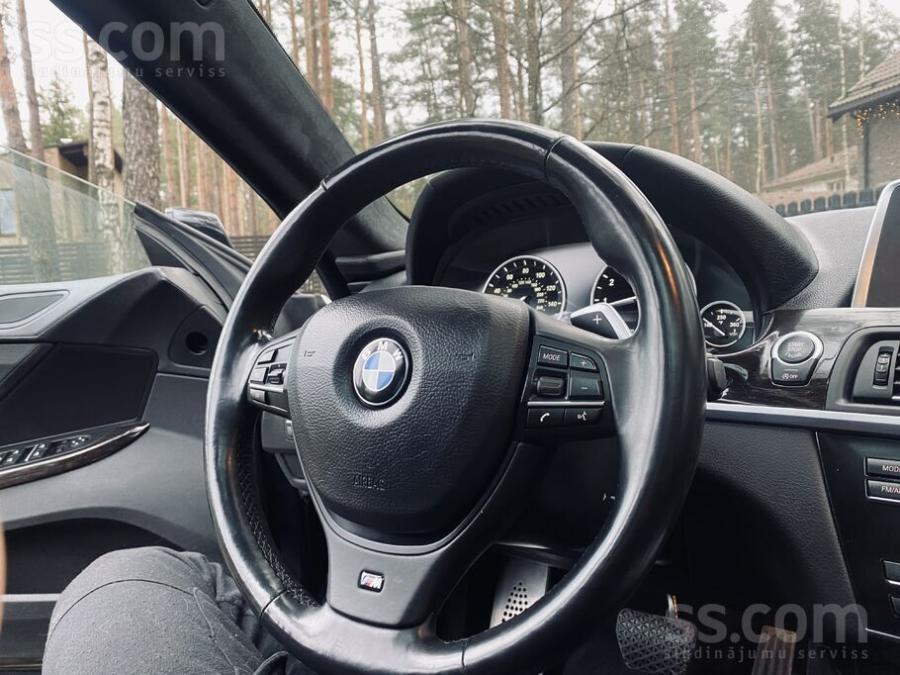 Melns BMW 640 2013 Viļņa, ar dzinēja tilpumu 3.00 L un nobraukumu 280 tūkst. km par 14990 €, foto 10 vietnē AUTOMOTO.COM.LV