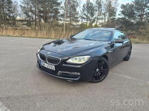Melns BMW 640 2014 Rīga, ar dzinēja tilpumu 3.00 L un nobraukumu 320 tūkst. km par 17200 €, foto  vietnē AUTOMOTO.COM.LV