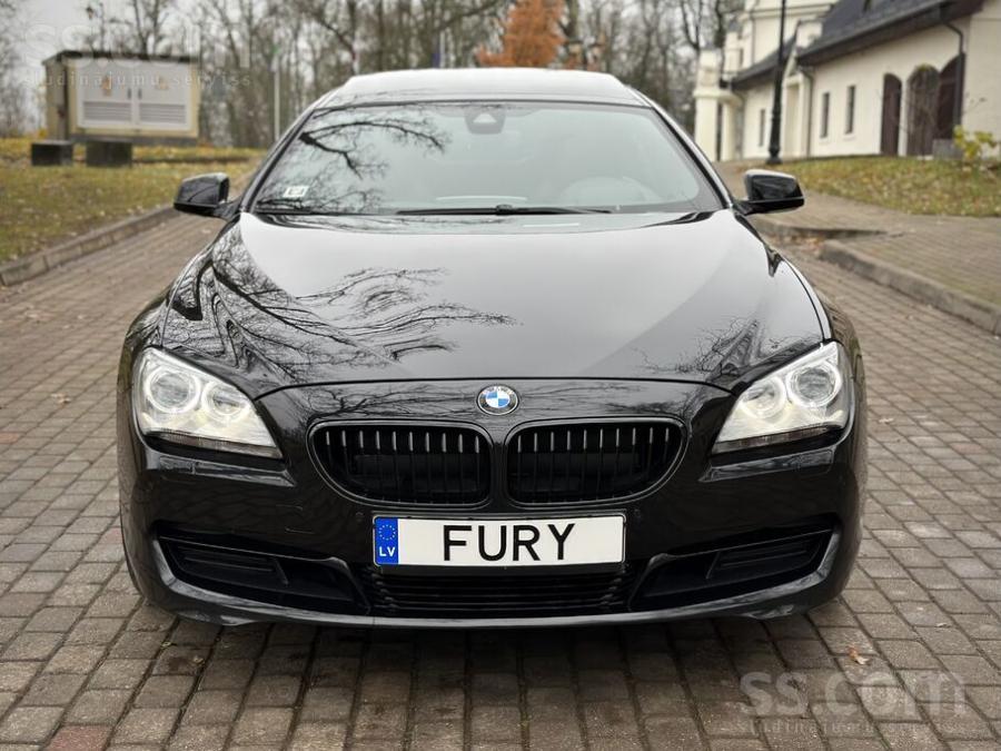 Black BMW 640 2015 in Gulbene, with an engine capacity of 3.00 L and mileage of 193 thousand km for 18400 €, photo 1 on AUTOMOTO.COM.LV
