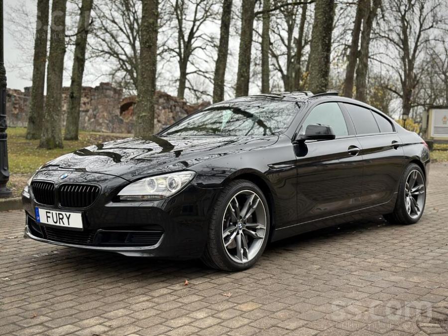 Black BMW 640 2015 in Gulbene, with an engine capacity of 3.00 L and mileage of 193 thousand km for 18400 €, photo 2 on AUTOMOTO.COM.LV
