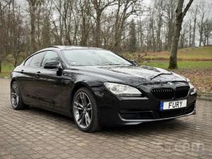 Black BMW 640 2015 in Gulbene, with an engine capacity of 3.00 L and mileage of 193 thousand km for 18400 €, photo 8 on AUTOMOTO.COM.LV