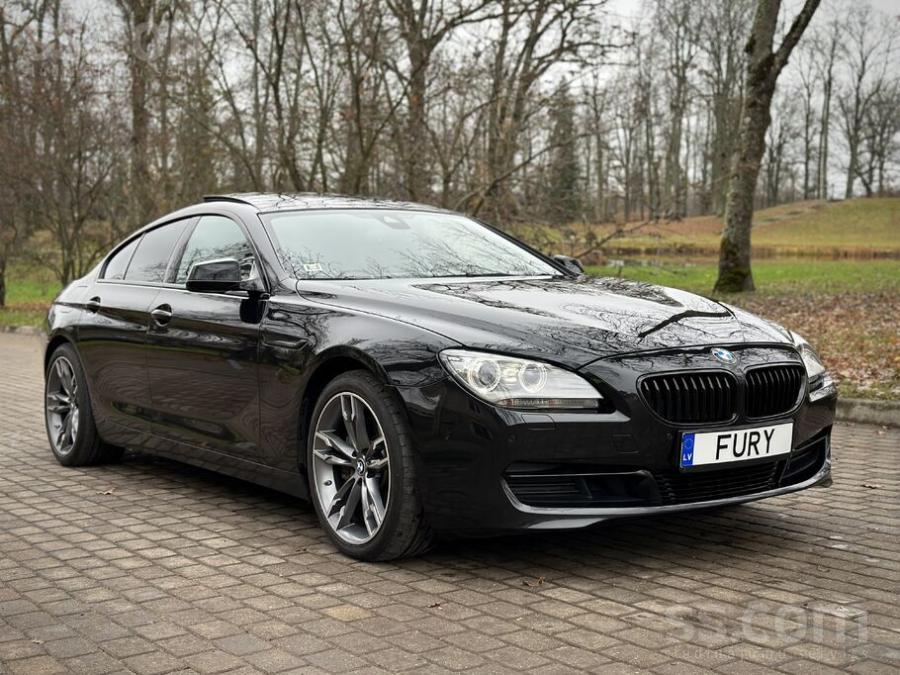 Black BMW 640 2015 in Gulbene, with an engine capacity of 3.00 L and mileage of 193 thousand km for 18400 €, photo 8 on AUTOMOTO.COM.LV