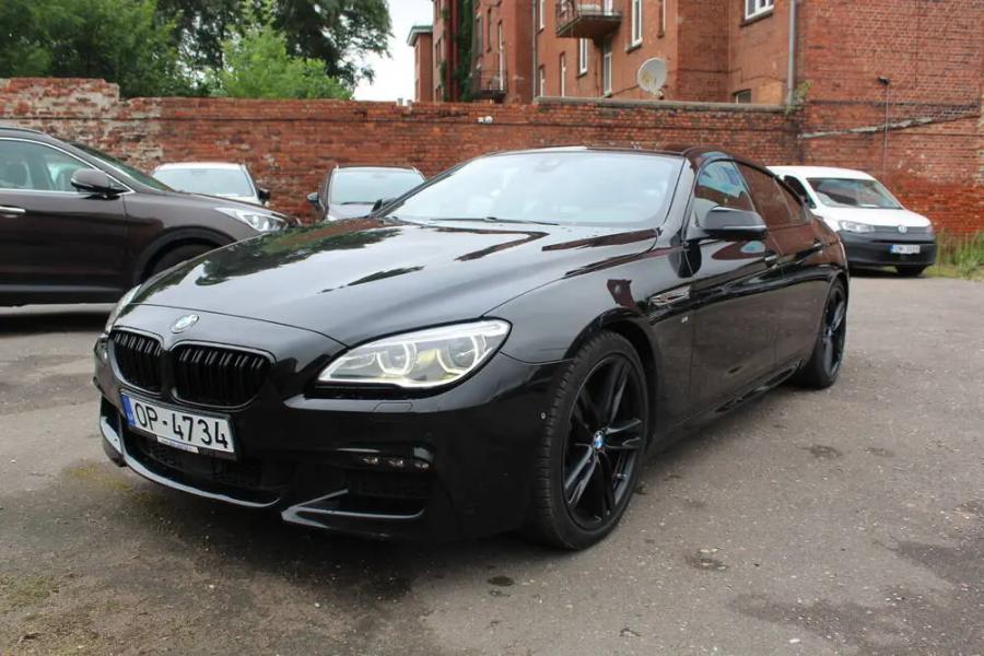 Black BMW 640 2015 in Liepaja, with an engine capacity of 3.00 L and mileage of 230 thousand km for 20000 €, photo 3 on AUTOMOTO.COM.LV
